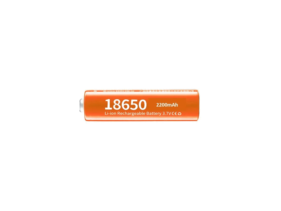 18650 2200mAh 3.7V Li-ion Rechargeable Battery – Button Top ...