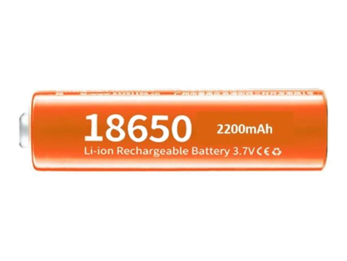 18650 2200mAh 3.7V Li-ion Rechargeable Battery – Button Top ...