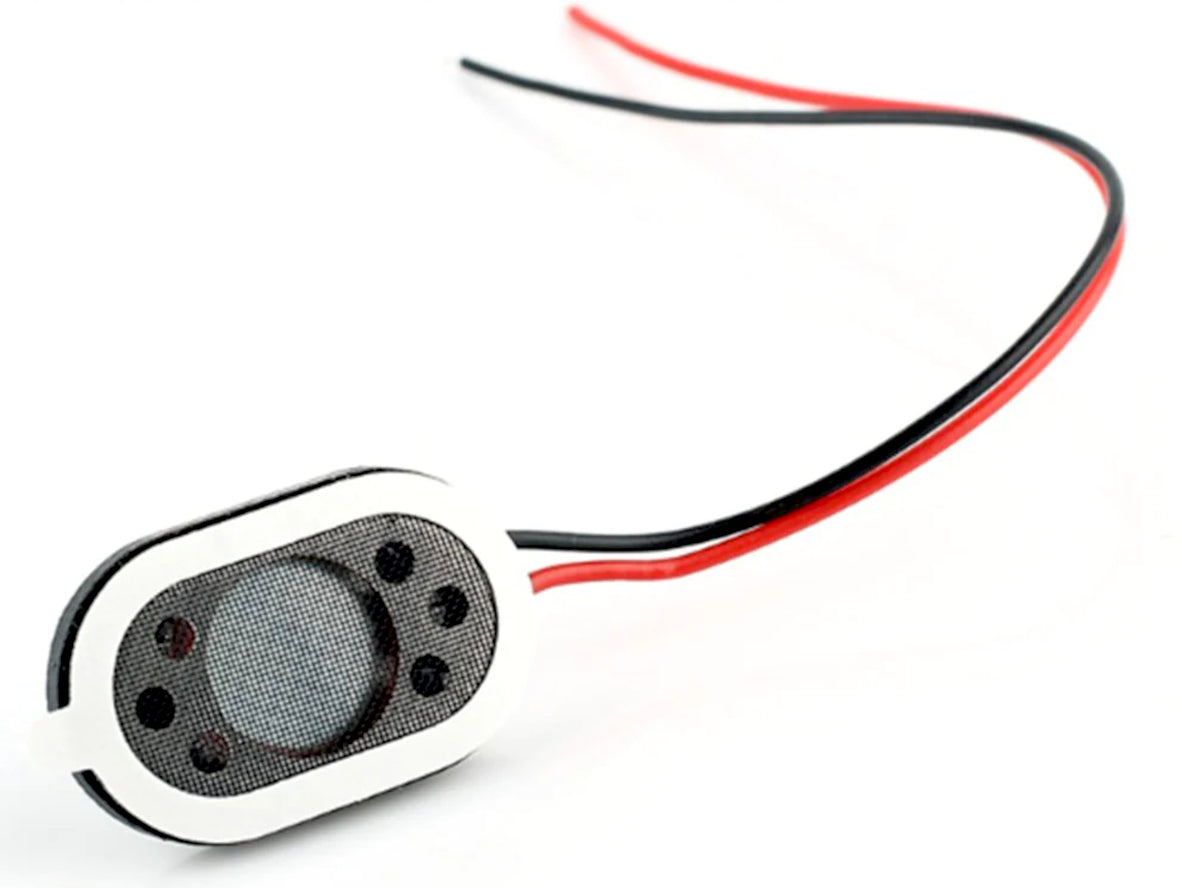 1W 8 Ohm 30x20x4mm Compact Dynamic Speaker with Leads – Mini 8Ω Oval L ...