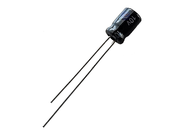 10v 220uF 5×7 Radial Leaded Electrolytic Capacitor – Techexpress NZ