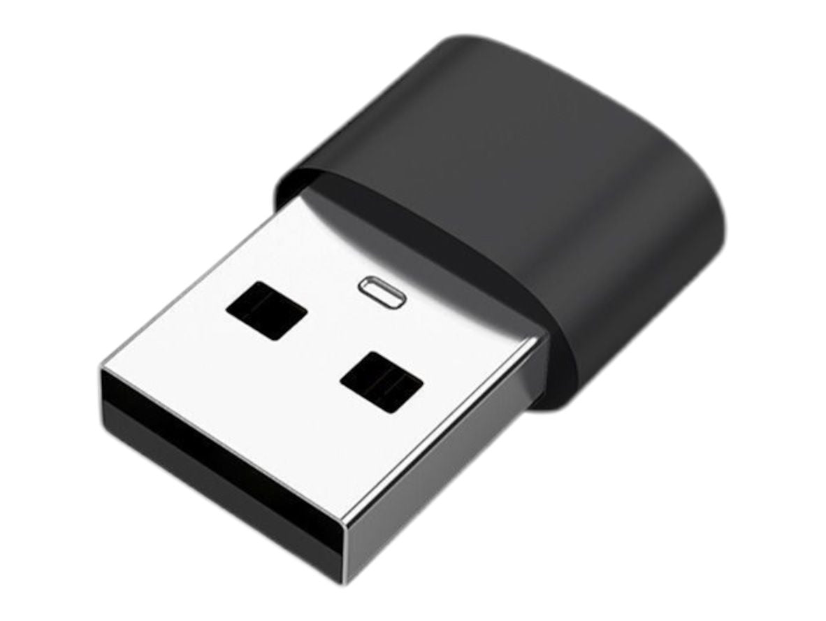 USB 2.0 Male Type-A Plug to Female Type-C Receptacle Socket Adapter ...