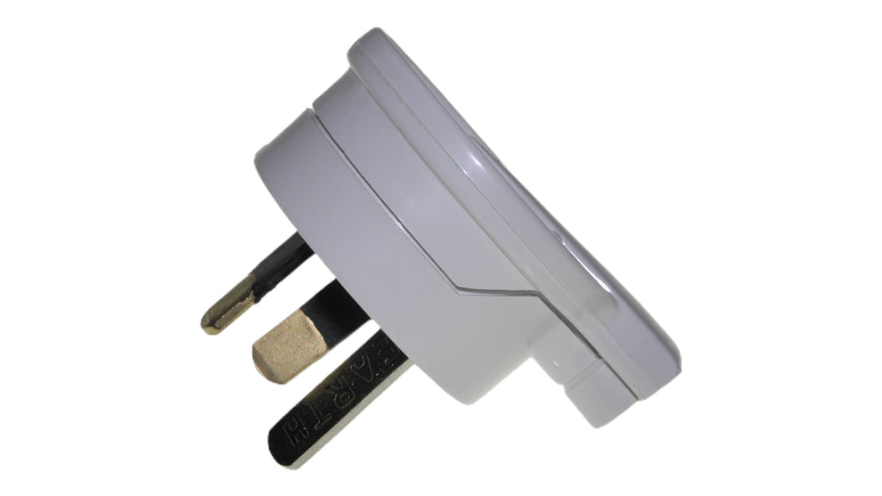 3 Pin Plug NZ 240VAC 10A Rewireable Screw Side Entry Low Profile Mains ...