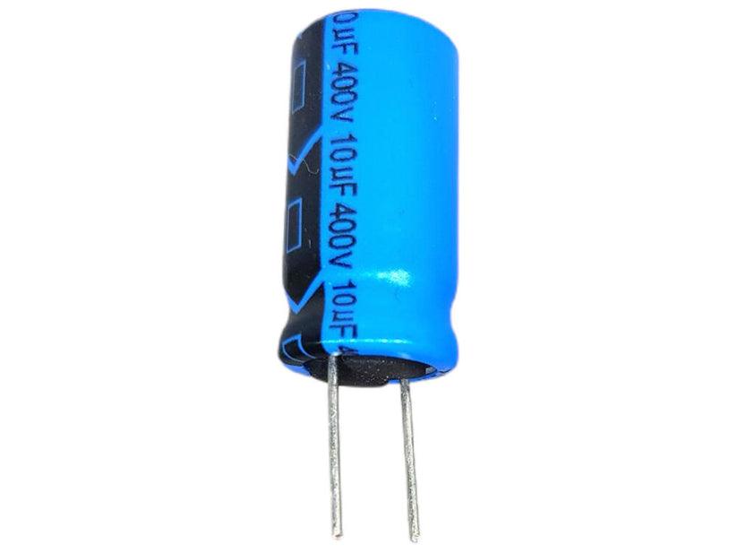 10uF 400V 20% Aluminum Electrolytic Radial Capacitor – Techexpress NZ
