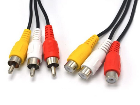 3m 3xRCA Male to Female RCA AV Extension Cable