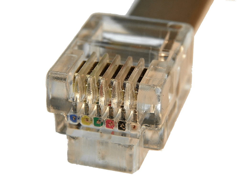 Close_up_photograph_of_6p6c_6_pole_6_conductor_rj11_plug_connector_on ...