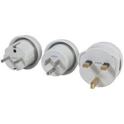 International Mains Travel Adaptor 3 Pack - techexpress nz