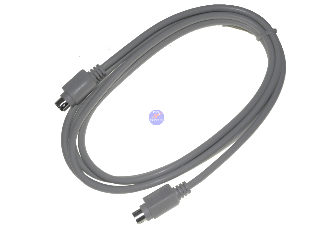 Photograph_of_2_Meter_PS2_6_Pin_mini-DIN_Mini_Din_Male_to_Male_cable_2M ...