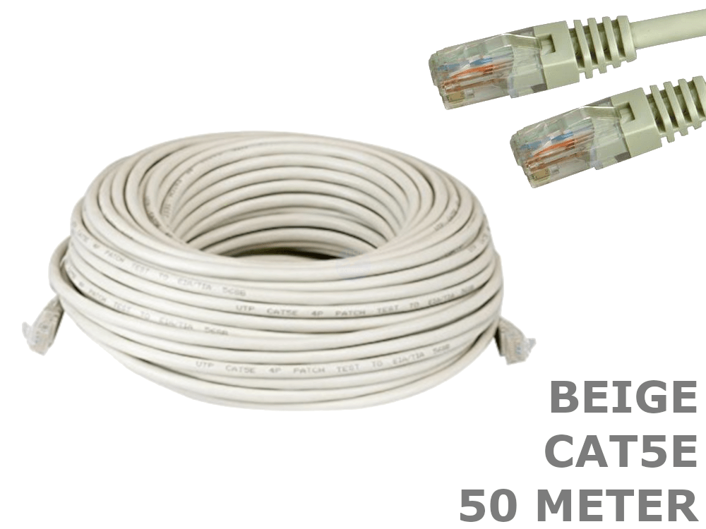 Photograph_of_50_Meter_Cat5e_Beige_LAN_Network_Patch_Cable_Cord_50_M ...