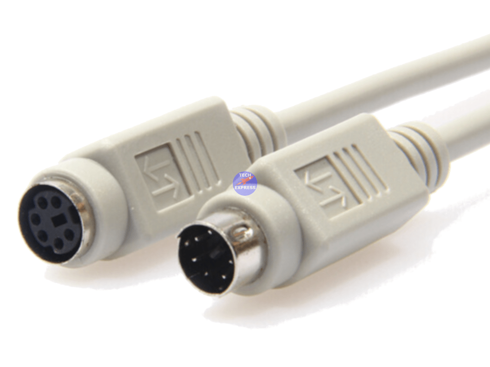 Photograph_of_Beige_2_Meter_6_Pin_PS2_Pin_mini-DIN_Male_to_Female ...