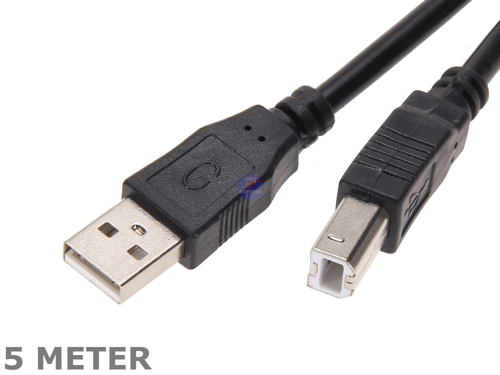 Photograph_of_Black_5_Meter_USB_2_Printer_Cable_A_to_B_cord_5M_long ...