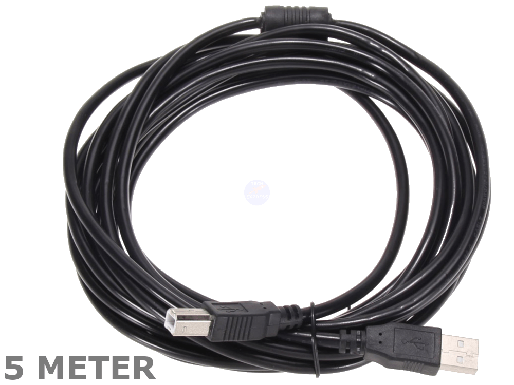 Photograph_of_Black_5_Meter_USB_2_Printer_Cable_A_to_B_cord_5M_long ...