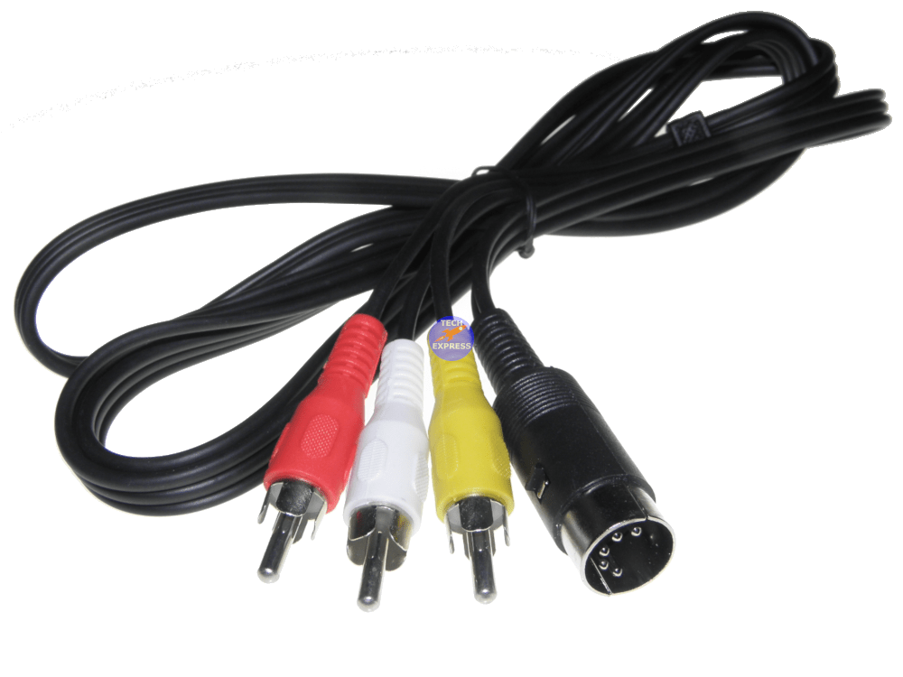 Atari 65XE 800XL composite Audio Video RCA AV cable TV lead ...