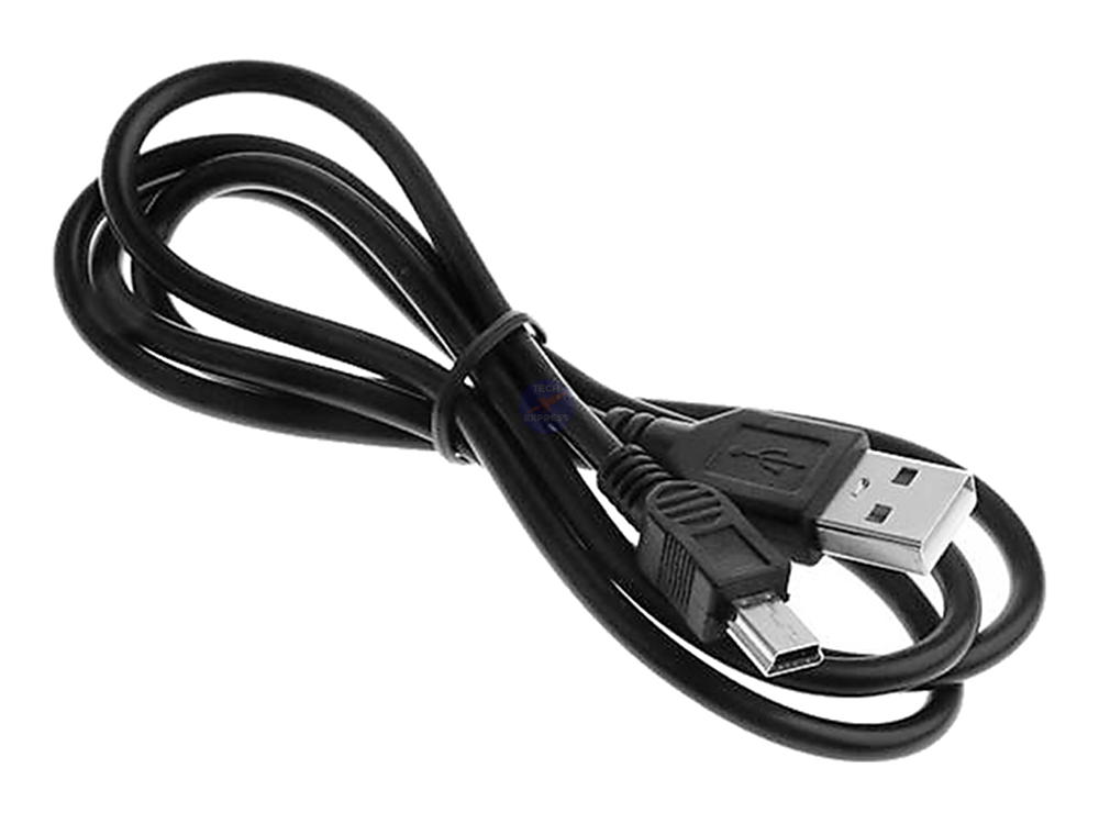Photograph_of_Black_USB_2.0_5_Pin_Mini-B_Mini_B_USB_Plug_to_USB_A_Plug ...