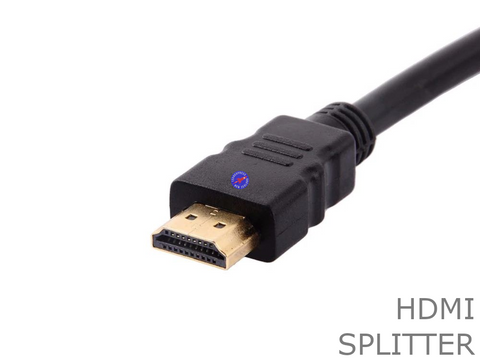HDMI Splitter 2 Way 1 In 2 Out Y Adapter Cable - techexpress nz