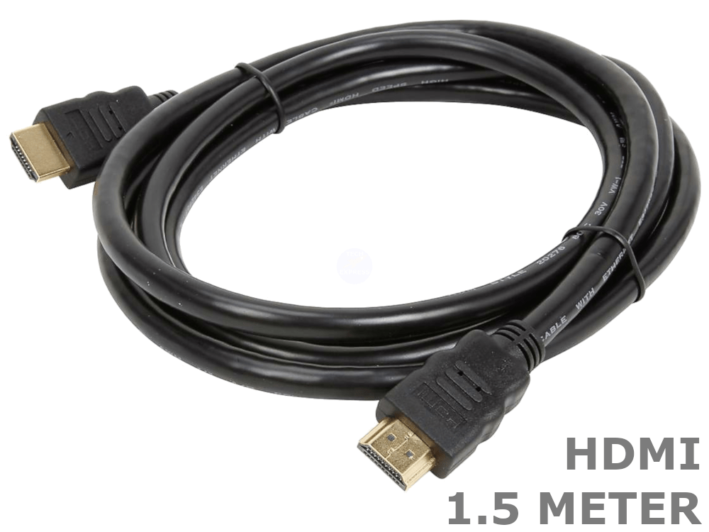 Photograph_of_Smooth_Black_1.5_Meter_HDMI_version_1.4_Cable_High ...