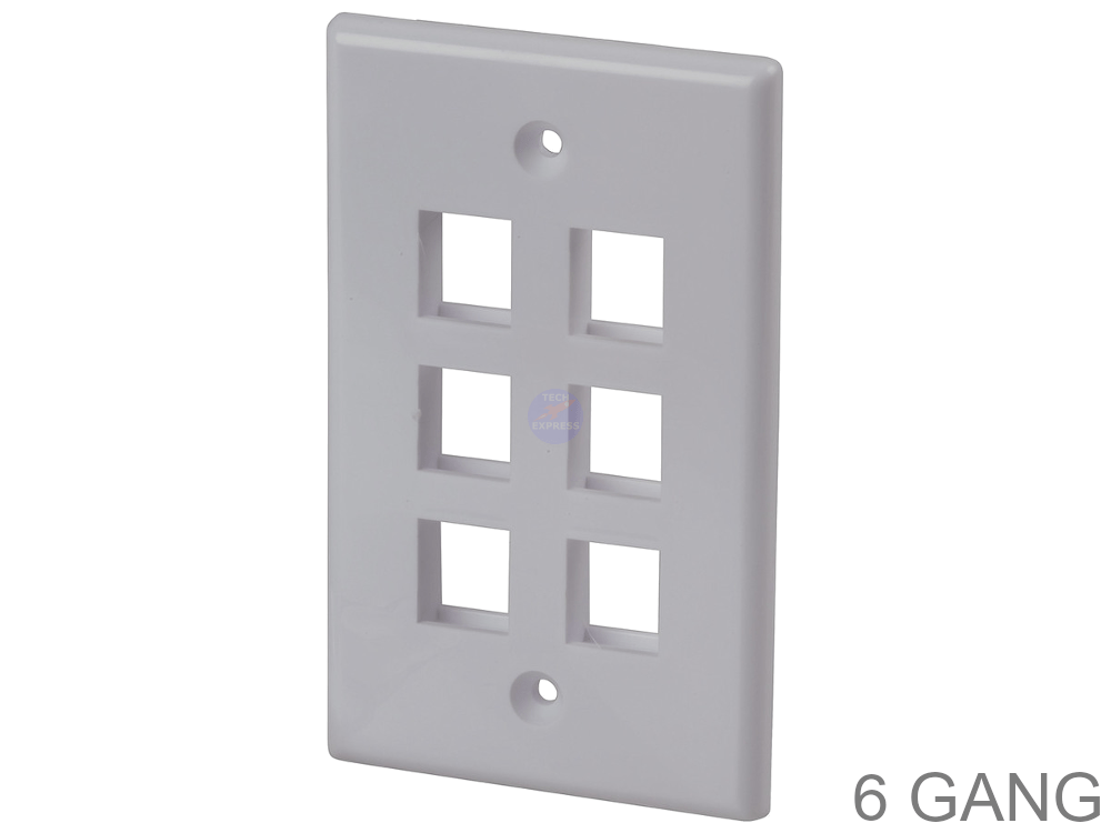 Photograph_of_White_Six_Port_6_Gang_Faceplate_Wallplate_for_110 ...