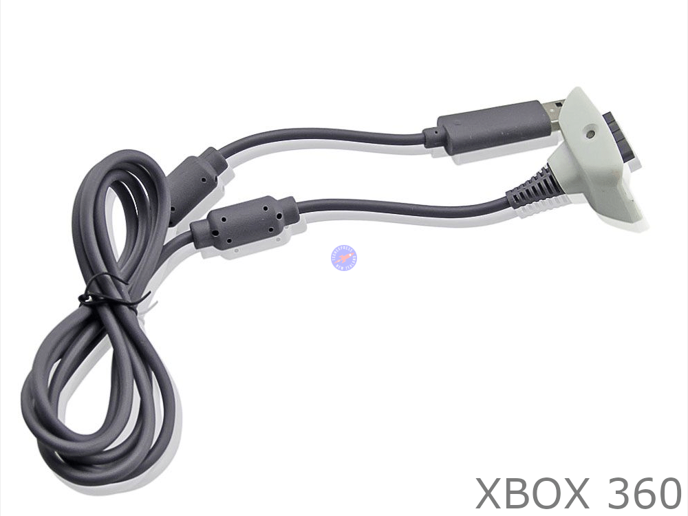Photograph_of_White_xBox_360_Wireless_Controller_Battery_Charger_Cable ...