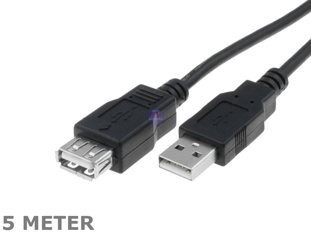 Photograph_of_black_5_Meter_USB_2.0_Male_to_Female_extension_cable_cord ...