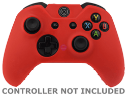 Red Anti-Slip Silicone Rubber XBox One Controller Protective Sleeve ...