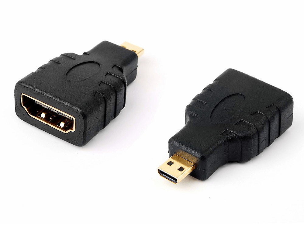 Micro HDMI Male plug to standard HDMI Female socket Converter Adapter ...