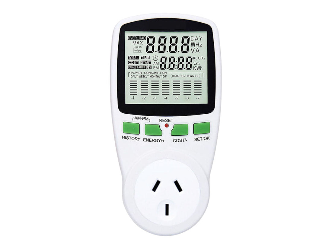 Mains Power Meter Monitor for Home Appliances in New Zealand ...