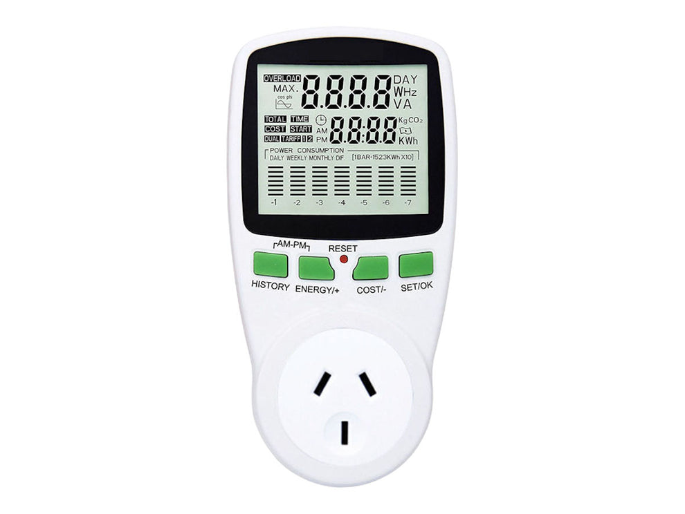 Mains Power Meter Monitor for Home Appliances in New Zealand ...